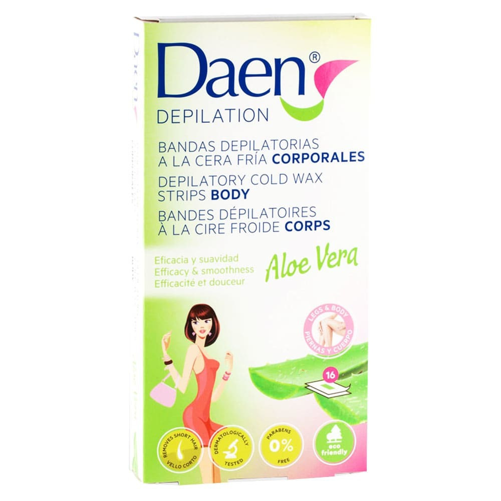 Bandes de Cire Froide Corps x16 l Daen